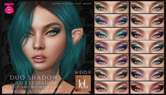 Second Life Marketplace - [POUT!] Duo Shadows - Lelutka Evo & Evo X